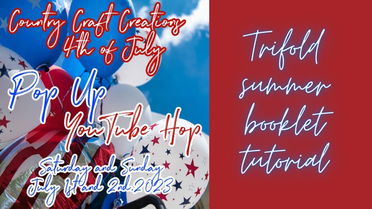 4th of July Pop Up YT Hop | Country Craft Creations - YouTube