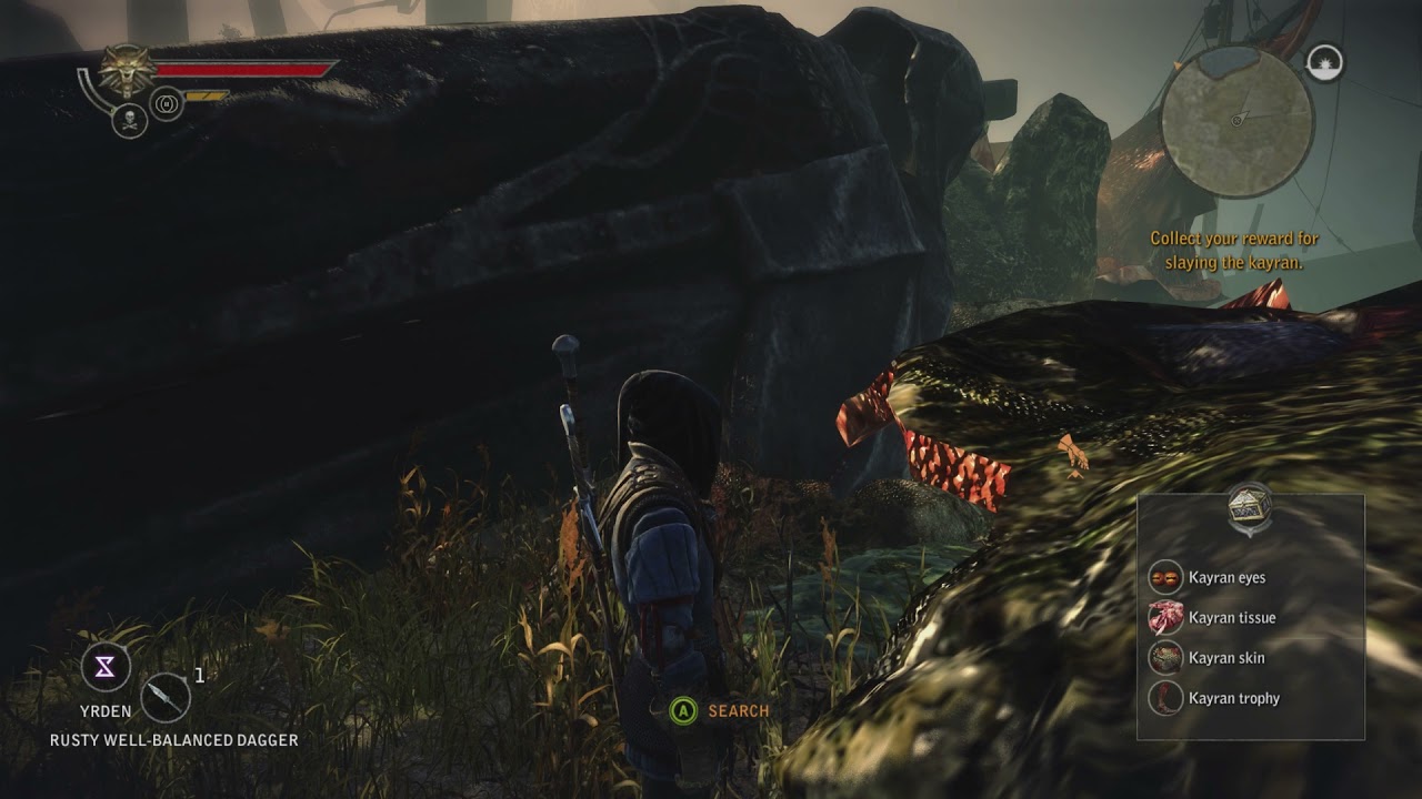 The Witcher 2 - The Kayran Mission: Kayran Loot: Eyes, Tissue, Skin and ...