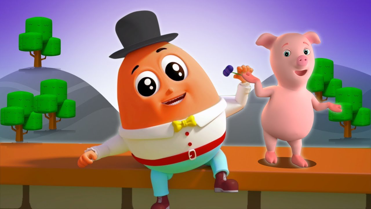 Humpty Dumpty Sat On A Wall Baby Reime Lieder für Kinder Nursery Rhymes ...