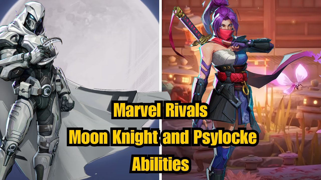 Moon Knight and Psylocke Abilities | Marvel Rivals - YouTube