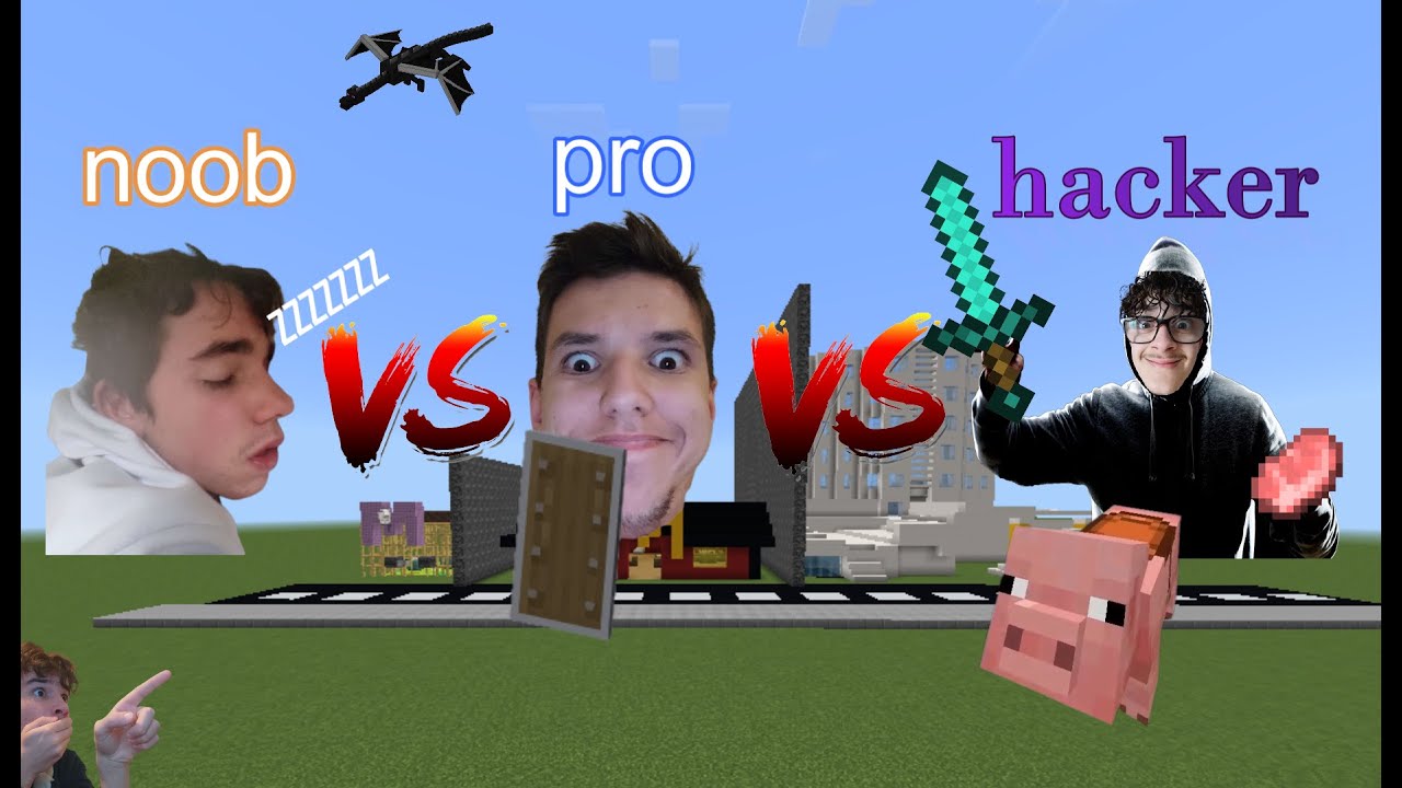 Noob VS Pro VS Hacker - YouTube