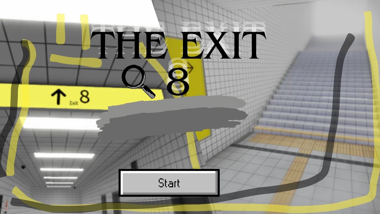 THE EXIT 8 parte 1 primer metro(en roblox) - YouTube