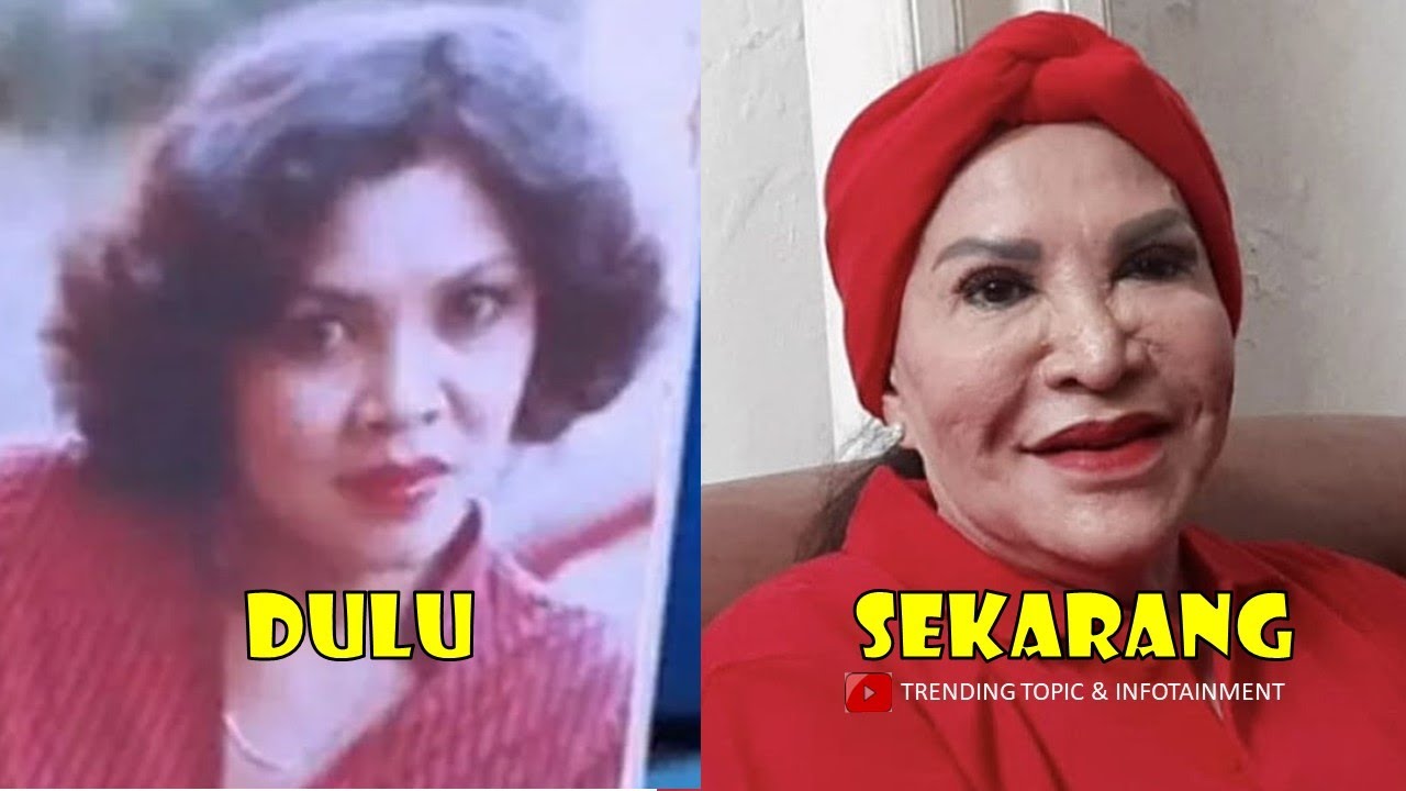 MENGEJUTKAN! ... 10 POTRET TRANSFORMASI WAJAH MPOK ATIEK - YouTube