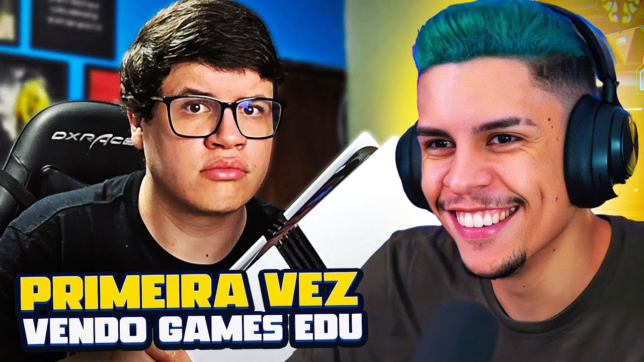 Games Edu fazendo Umboxing do PS5 PRO 😂😂😂 - REACT - YouTube