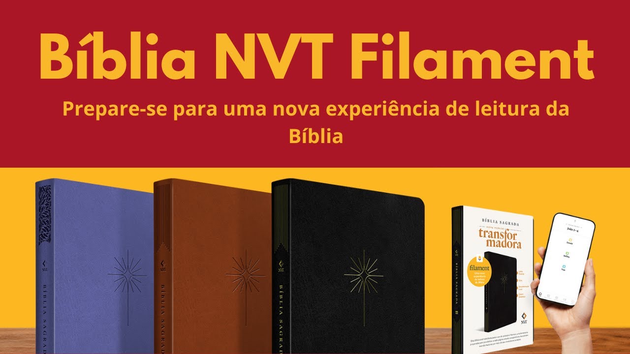Bíblia NVT Filament - YouTube