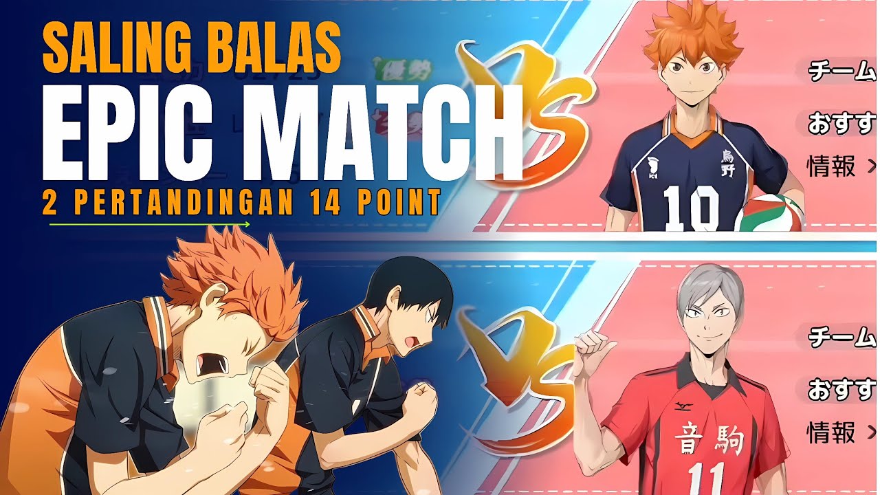 Haikyuu Fly High || Event Shiratorizawa || Pertandingan Paling Seru ...