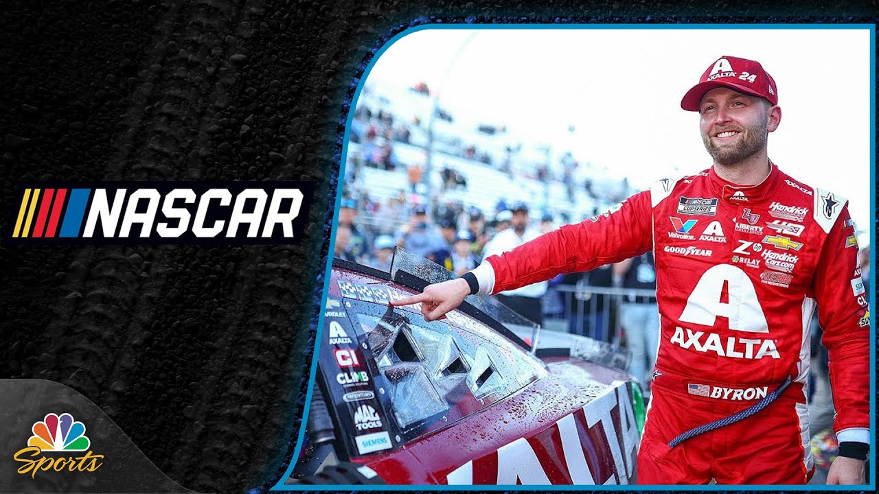 William Byron's excellence on display in storybook day for Hendrick ...