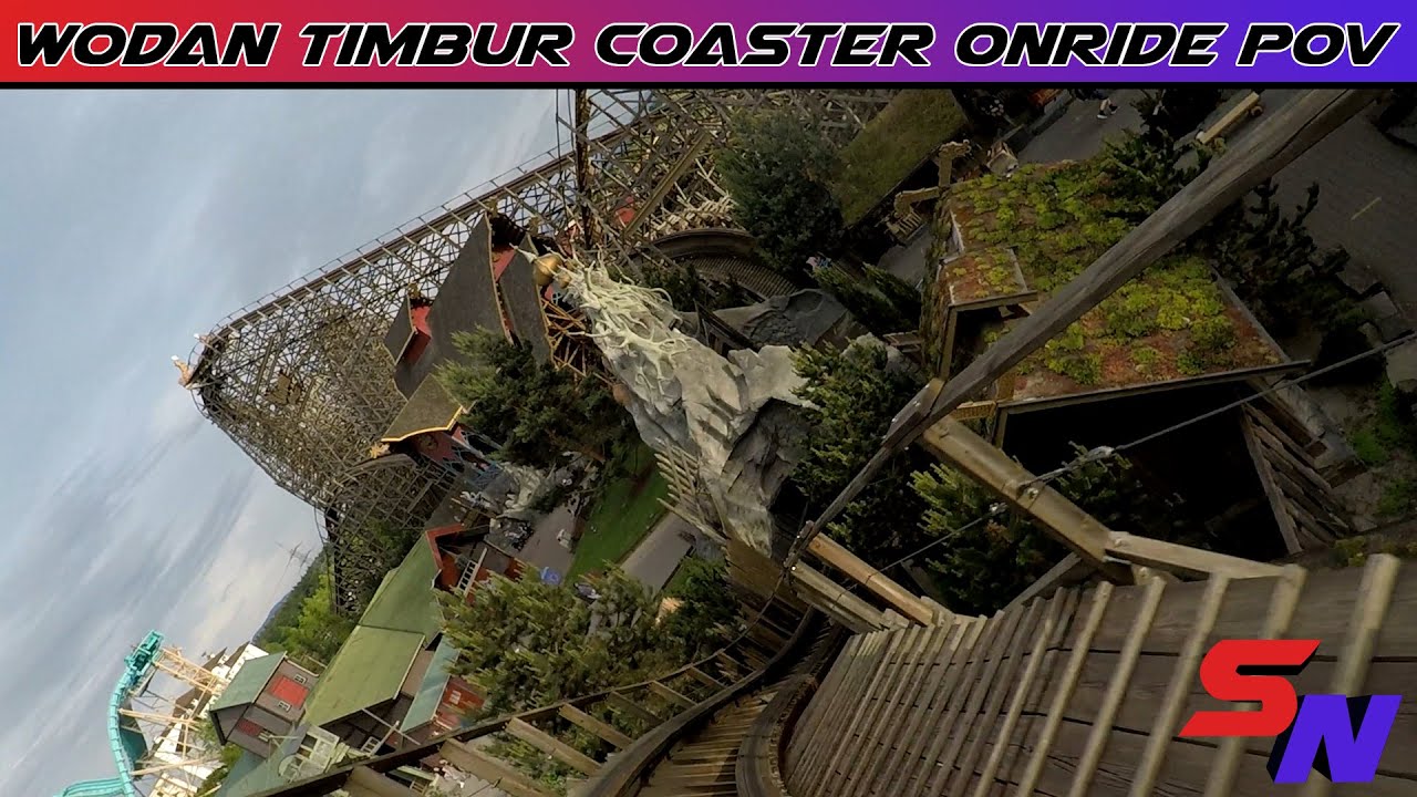 Wodan Timbur Coaster - Europa-Park - Frontrow Onride POV - YouTube