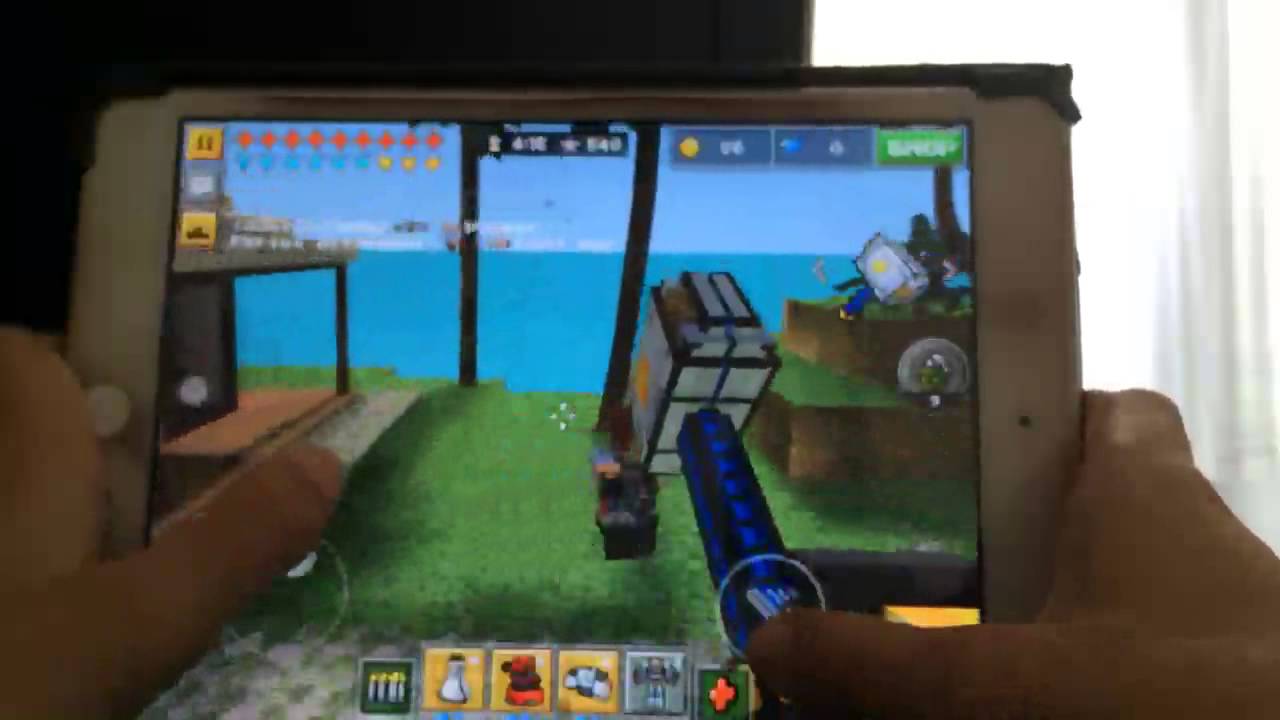 Pixel Gun 3D- Storm Hammer Weapon Review - YouTube