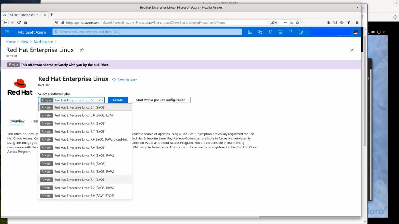 Using Red Hat Enterprise Linux Gold Images in Microsoft Azure - YouTube