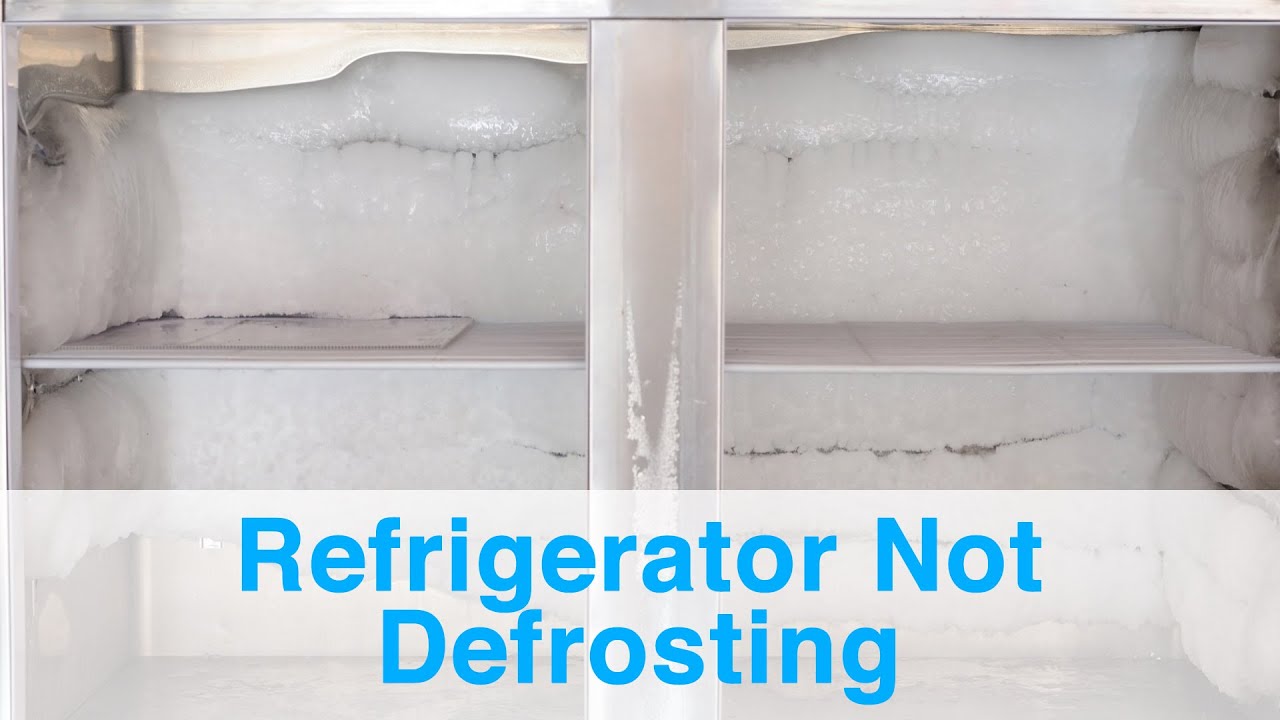 Refrigerator not defrosting? - YouTube