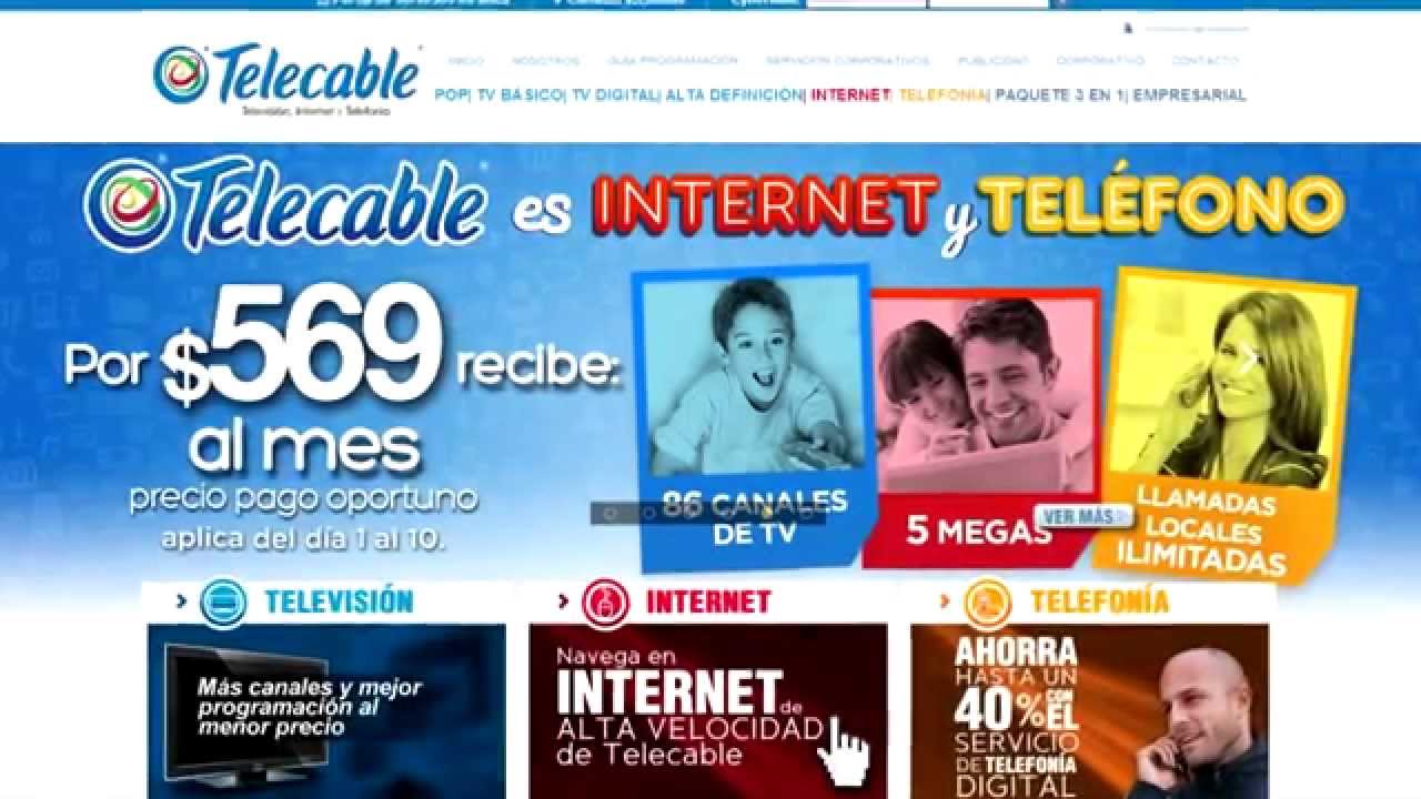 TELECABLE Navega en el Internet Más Rapido - YouTube