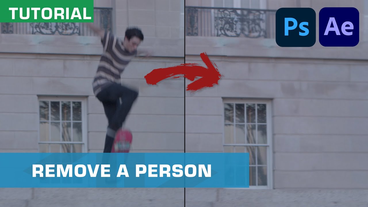 How To Remove People Using Camera Projection | Adobe After Effects ...