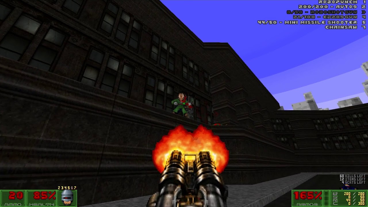 Robocop Doom Playthrough (Part 2/5) - Riots In Old Detroit - YouTube