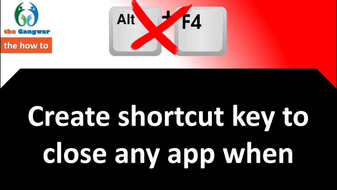 window/Game not closing with ALT F4 (SuperF4) - YouTube