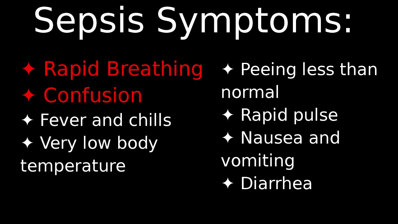 Sepsis Signs And Symptoms Does Your Receptionist Recognise Signs Of