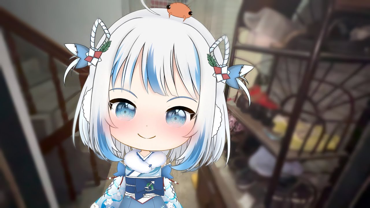 GURA came to my house to New Year Greetings！｜Hololive Animation｜Gawr ...