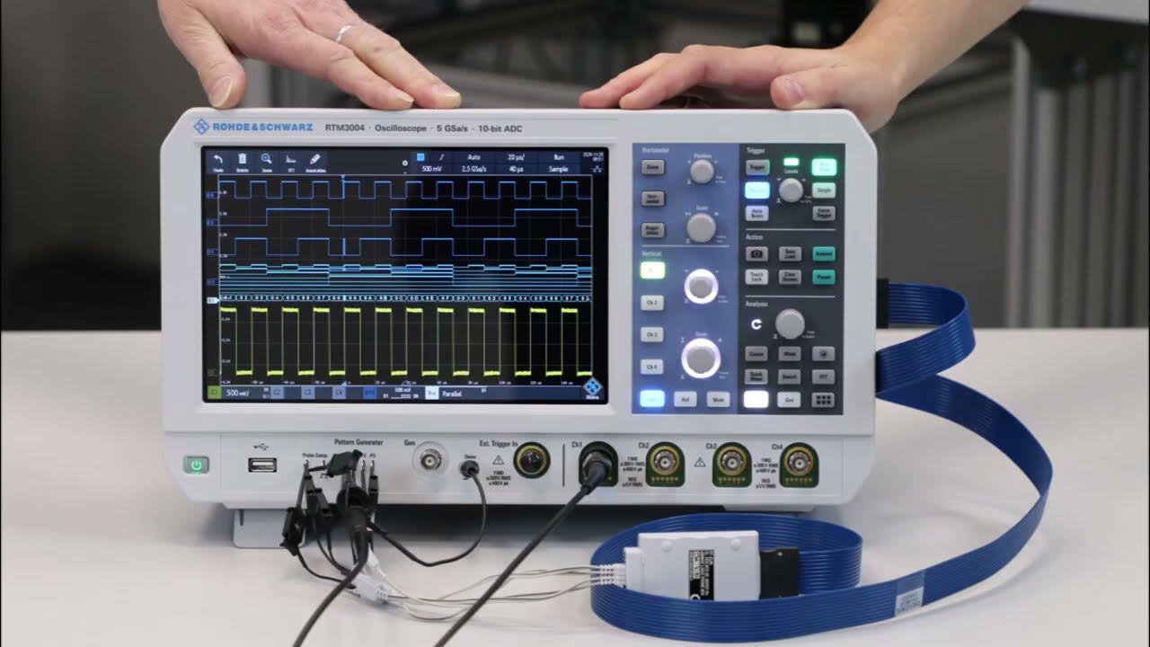 Обзор спецверсии осциллографа R&S RTM3004 ULTRA - YouTube