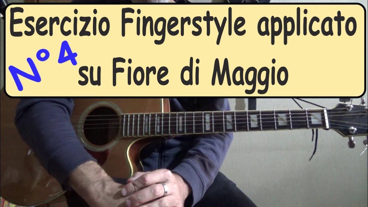 Fiore di maggio, Fabio Concato, Esercizi per chitarra Fingerstyle n. 4 ...