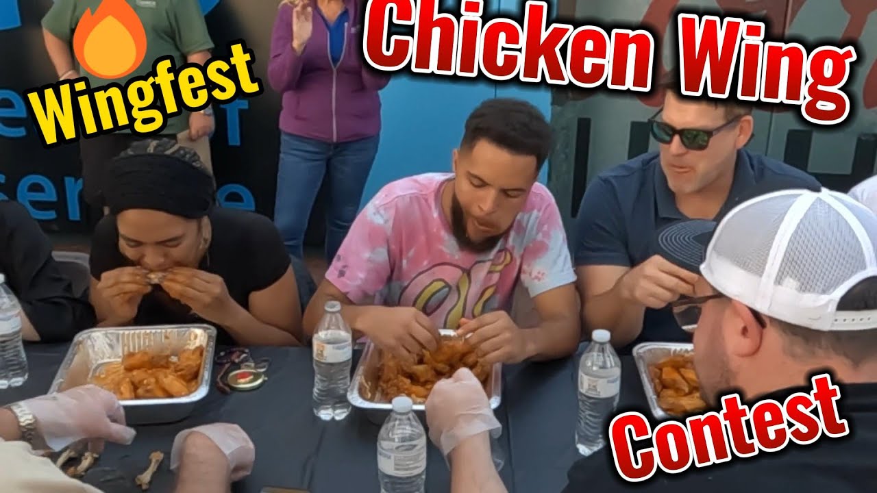 Wing Eating Contest is Insane, Wingfest 2023, New York #food #chicken # ...