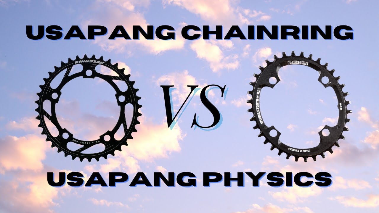 Comparison of oval and round chainring for MTB | Usapang Physics - YouTube