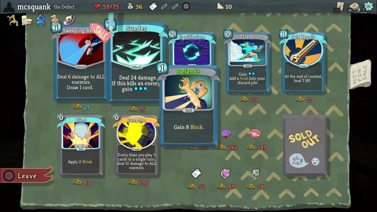 Slay the Spire - The Defect Minimalist - Hello World! - YouTube