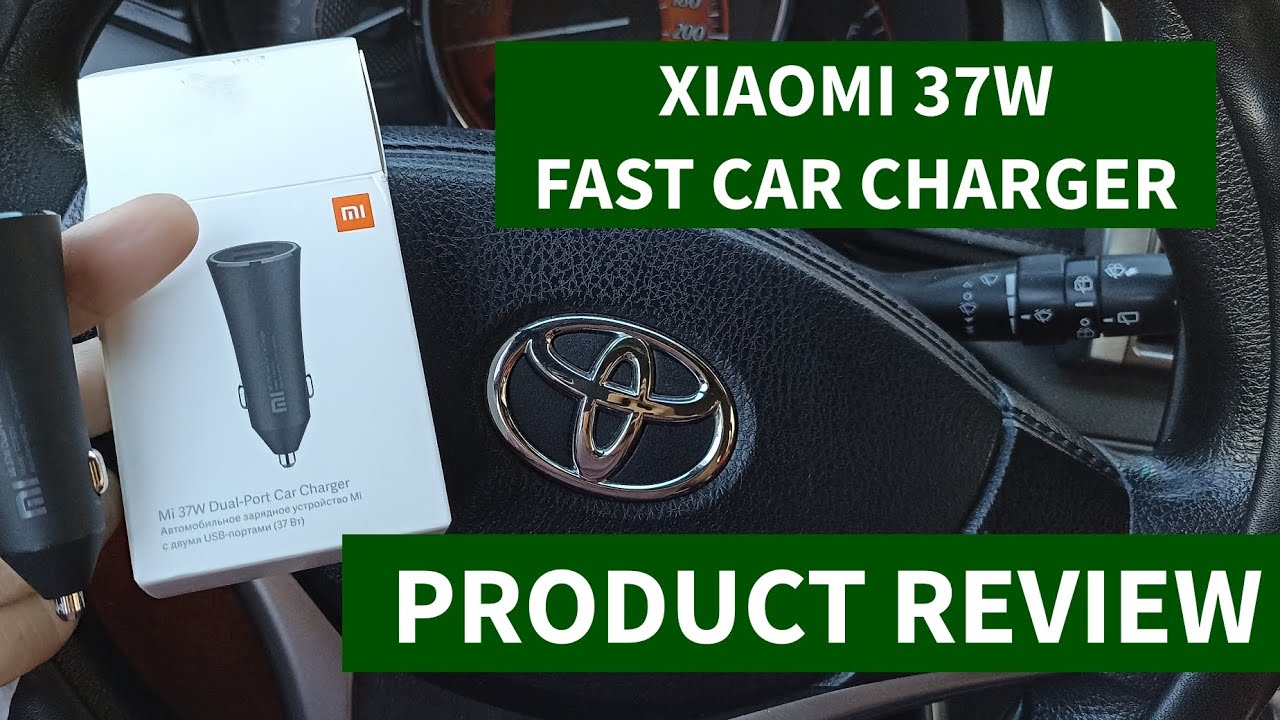 Xiaomi Mi Car Charger 37W Product Review Lazada Shopee Turbo Charger ...