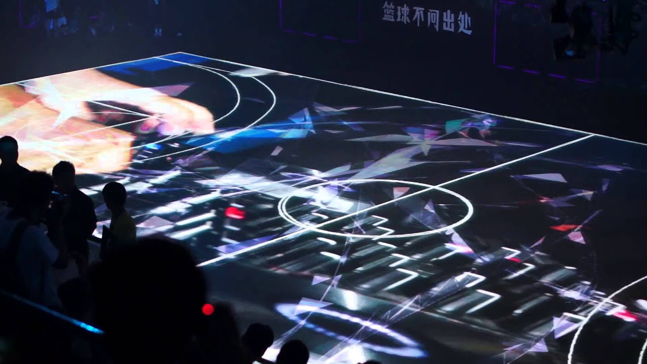 Nike “House of Mamba” LED Basketball Court - YouTube