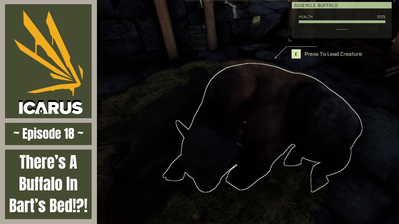 There's A Buffalo In Bart's Bed!?! Icarus Let's Play Episode 18 - YouTube