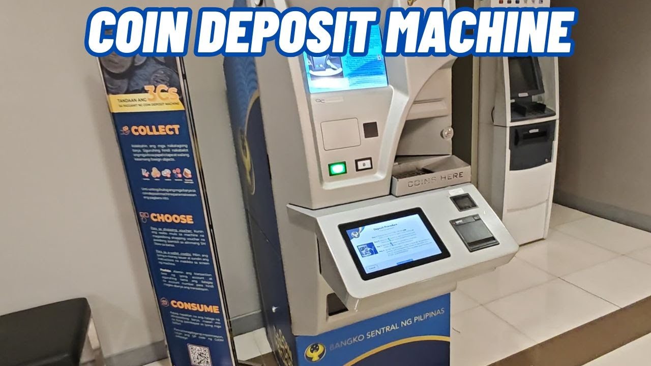 COIN DEPOSIT MACHINE IN SM MOA - NA TRY NYO NA BA ? - YouTube