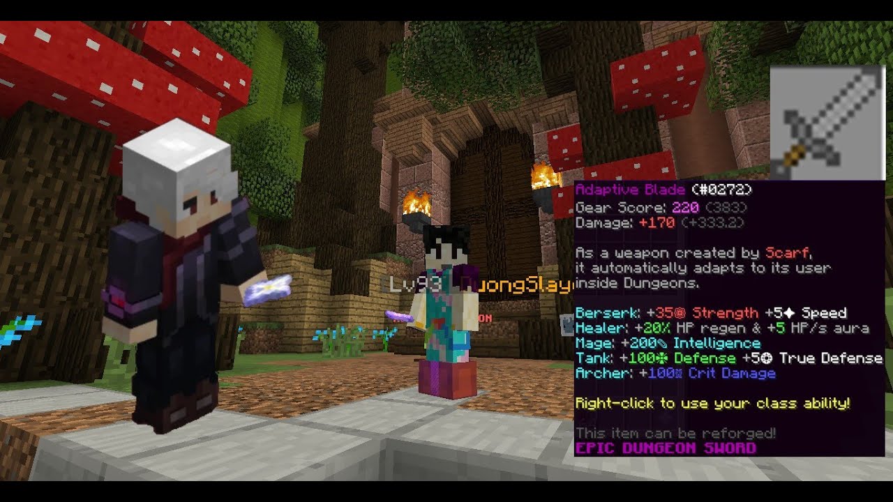 Como hacer Dungeon Hypixel Floor 2 Scarf - F2 - YouTube