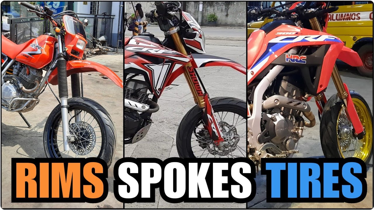 MOTARD CONVERSION PARTS - XR200 - CRF150L - CRF300L - Rims, Spokes ...