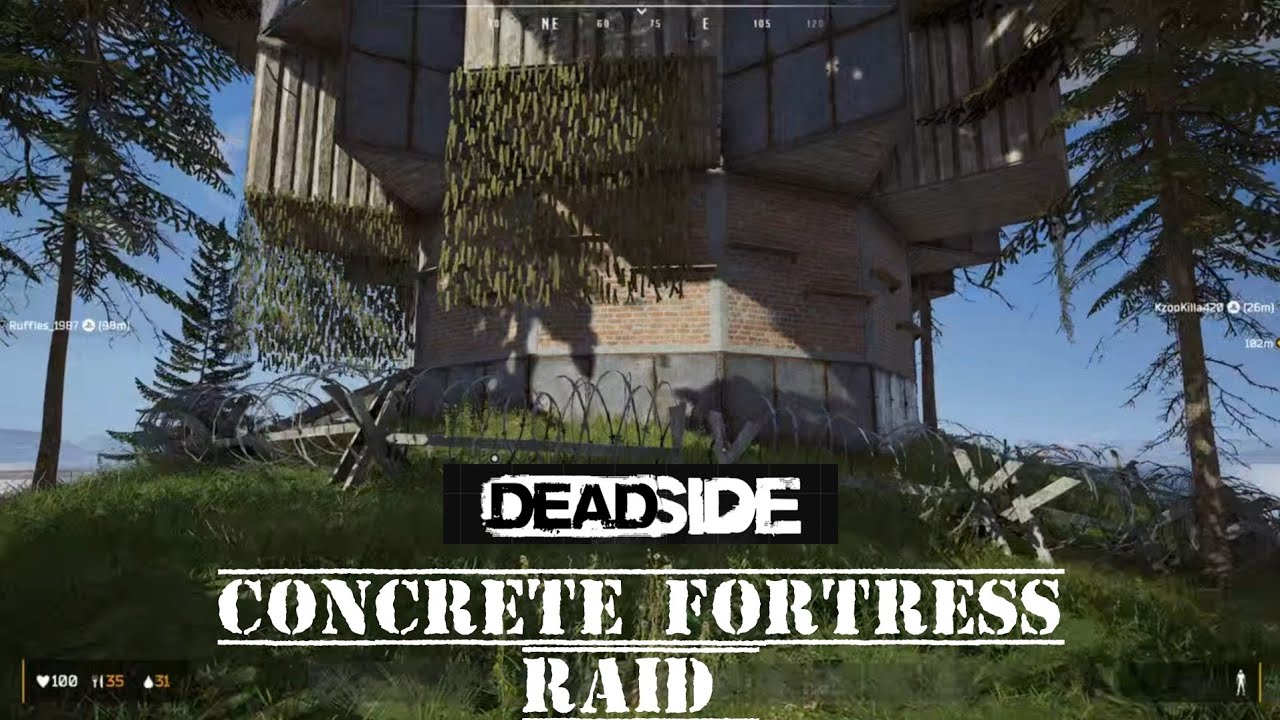 Raiding a Massive Concerte Fortress | Dead Side |Official Server PvP ...