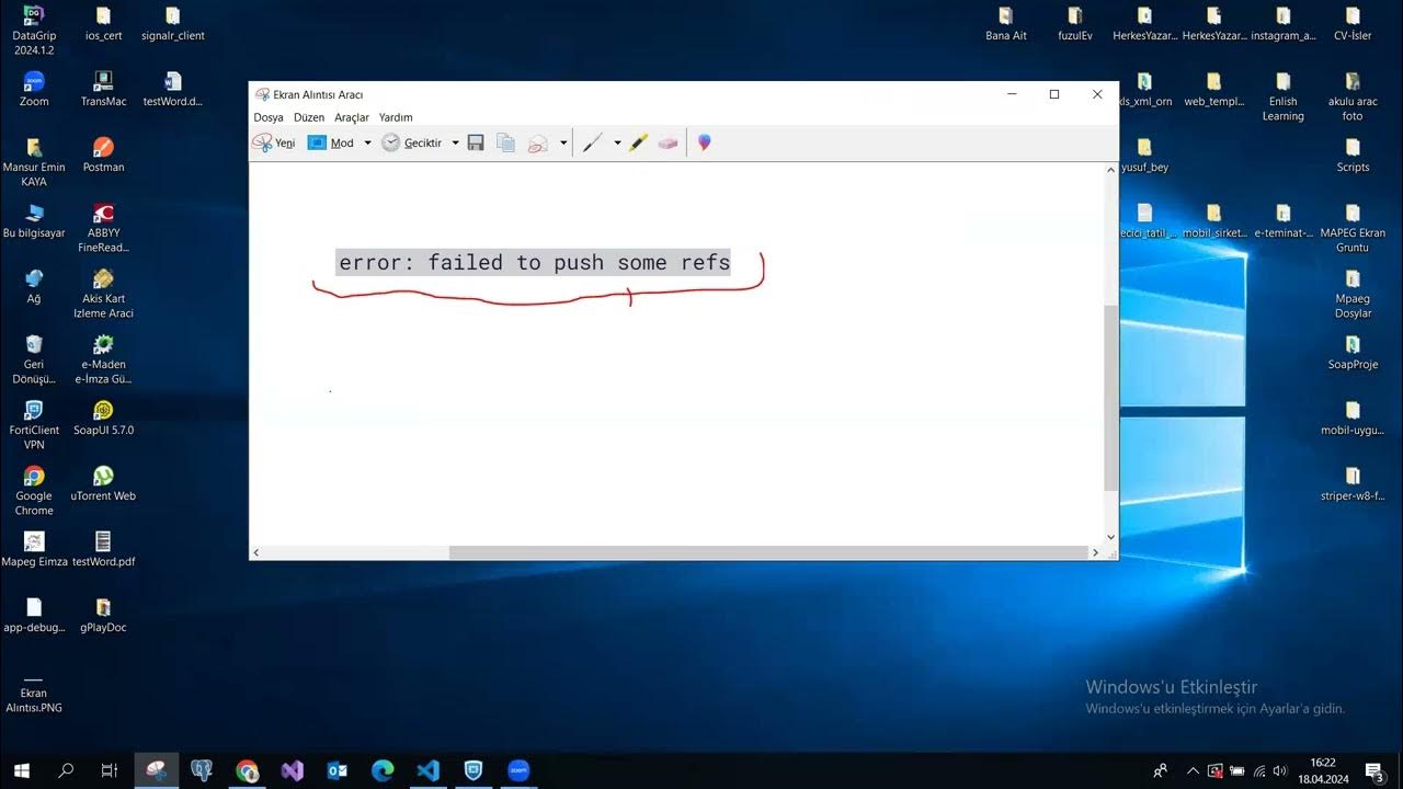 Git error: failed to push some refs to [remote repo] - YouTube