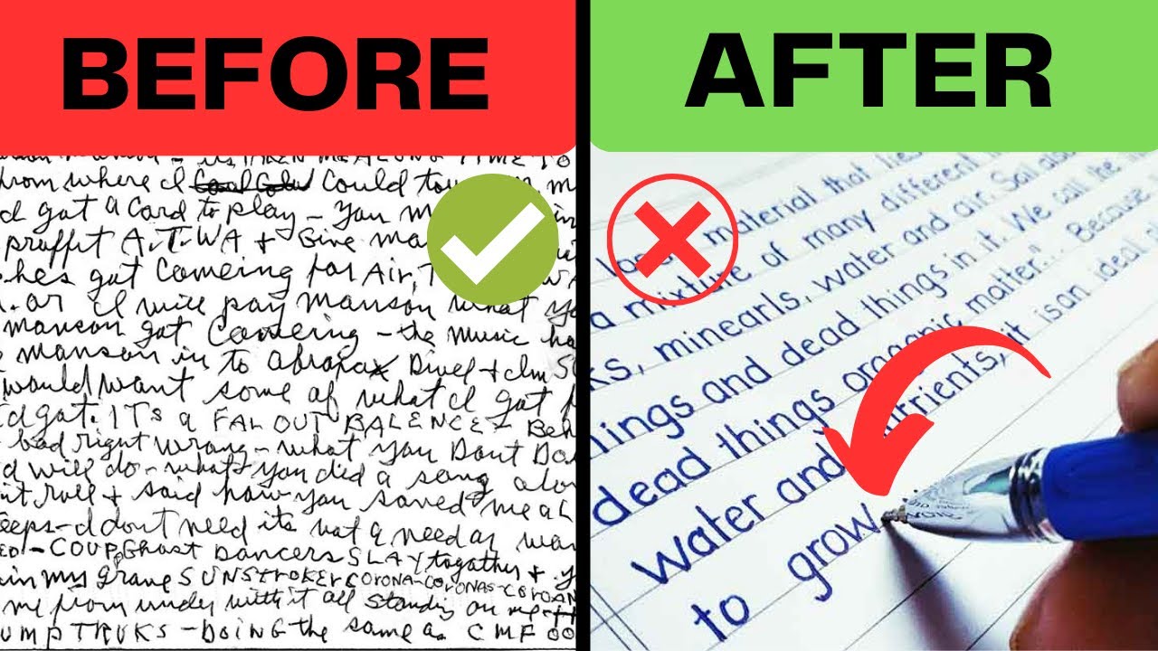 How to improve your Handwriting | Improve your Handwriting in Only 7 ...