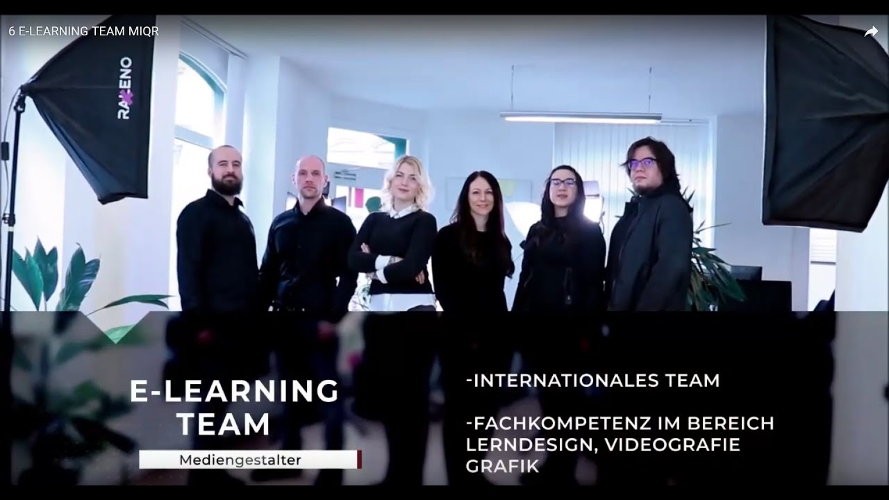 E-LEARNING TEAM MIQR - YouTube