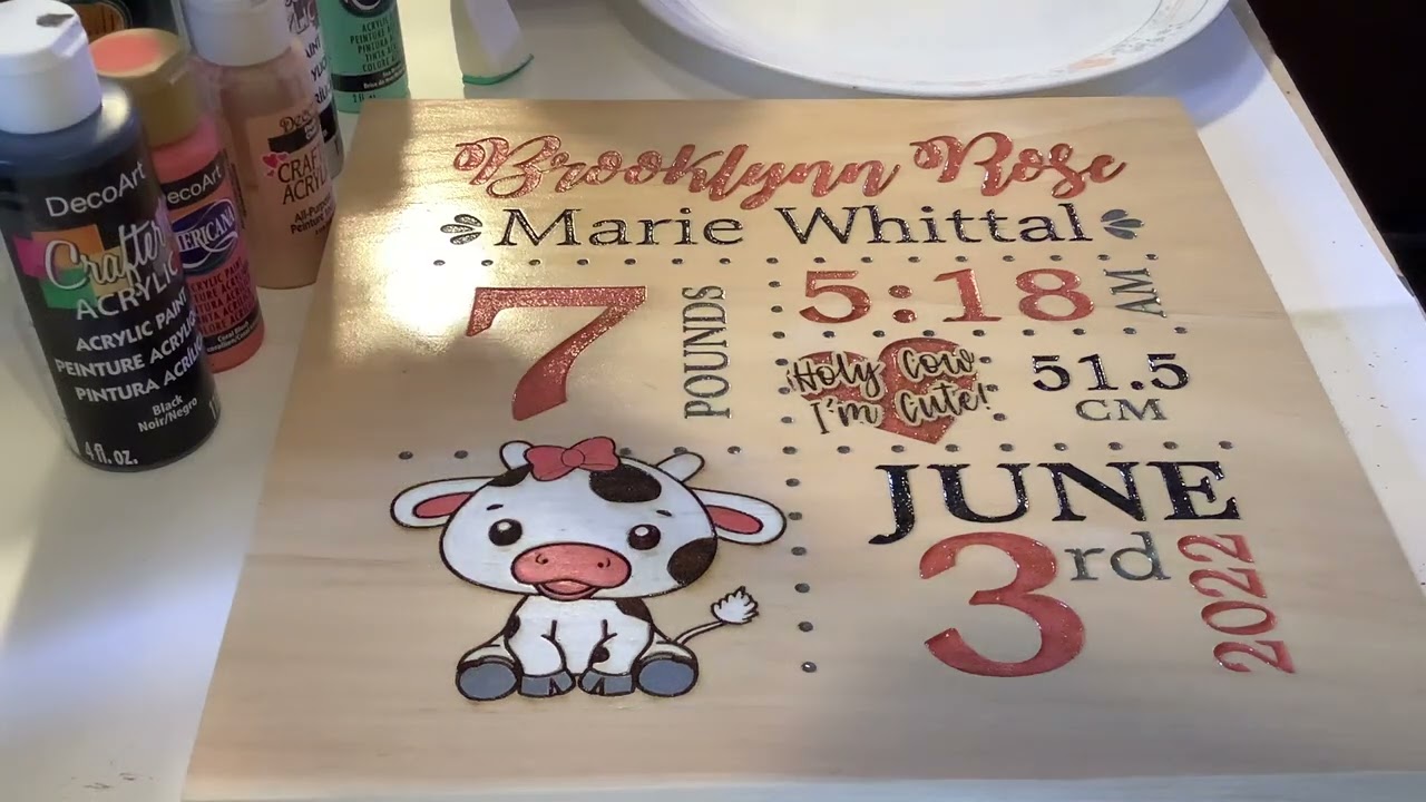 3. How to Paint in your Laser Engraved / Hand Routed Lettering - YouTube
