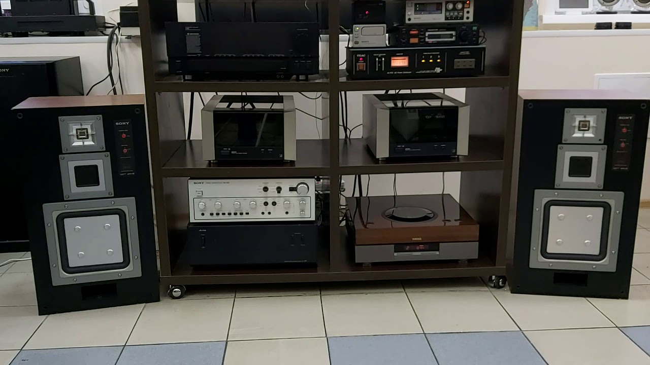SONY APM-55W ￥108,000(1台、1983年頃) - YouTube