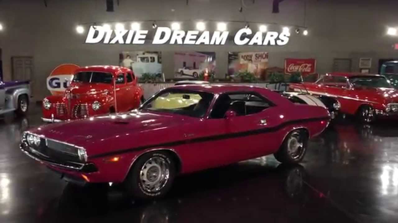 DIXIE DREAM CARS, 1970 Dodge Clallenger R/T 440 - YouTube