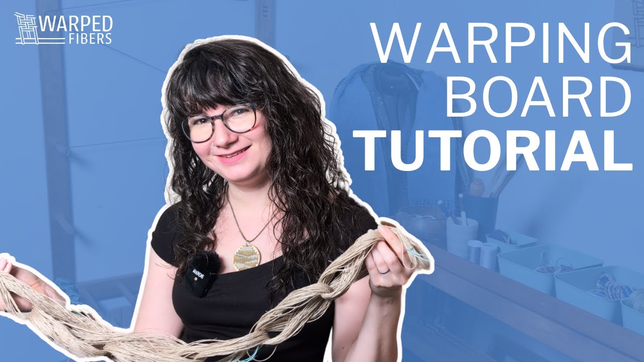 How To Use A Warping Board Tutorial! #learntoweave #warpingboard # ...