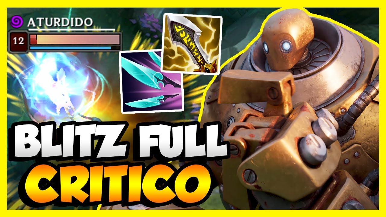 🤯BLITZCRANK CON 2300 CON UN GOLPE CRITICO, ONE SHOT TOTAL🤯| LEAGUE OF ...