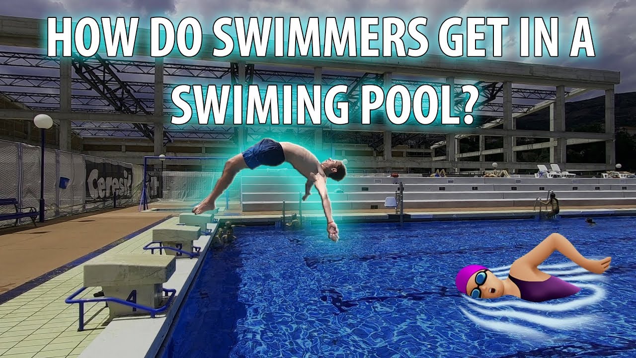 16 WAYS SWIMMERS GET IN A SWIMMING POOL! - YouTube