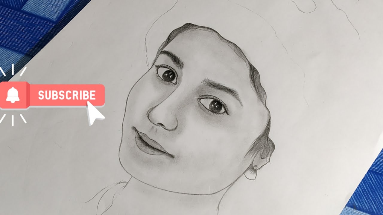 How to draw a lady part-1..... step by step drawing.....Draw with ...