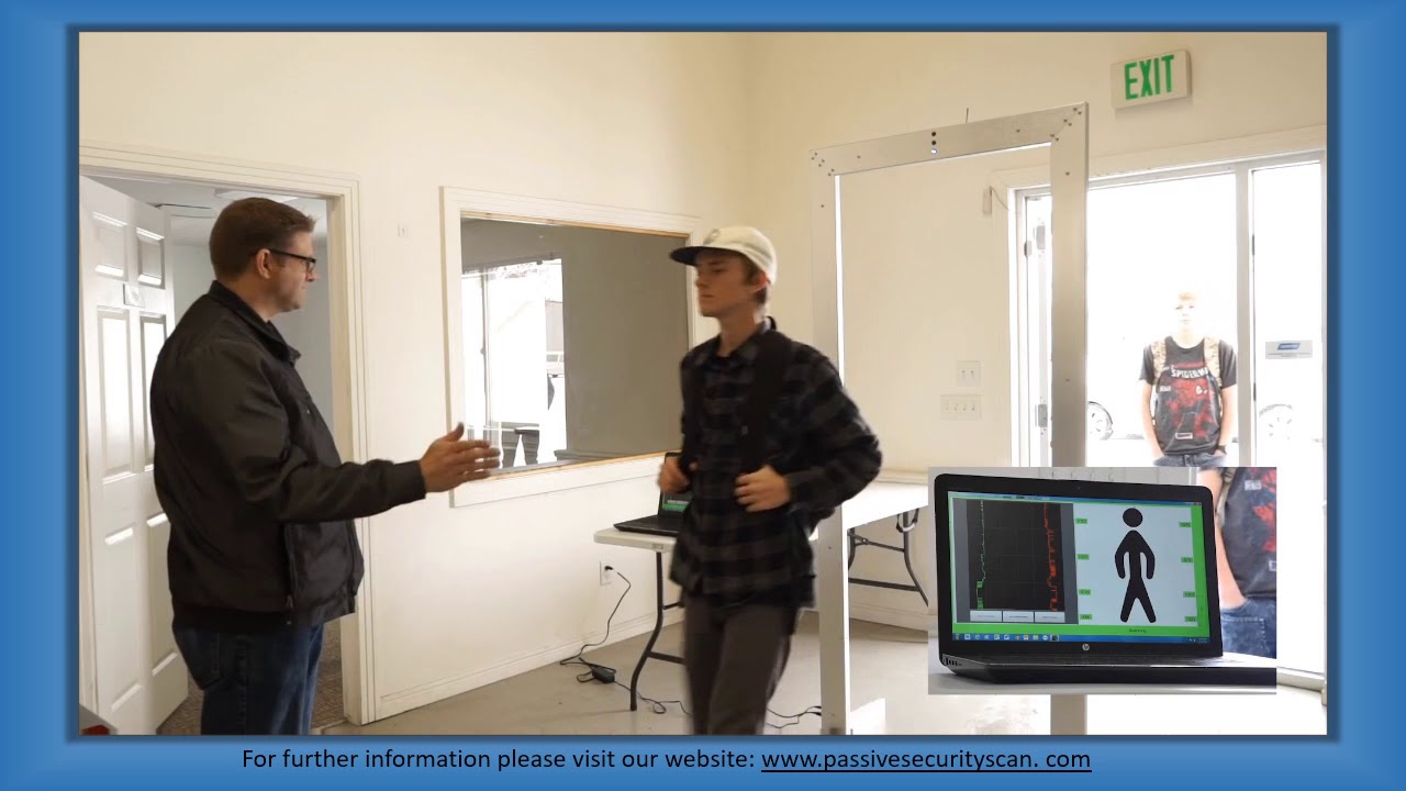 Passive Security Scan Weapons Detection Technology and Demo - YouTube