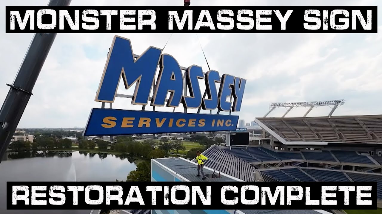 Monster Massey Sign Restoration Complete & Installed Ahead of Schedule ...