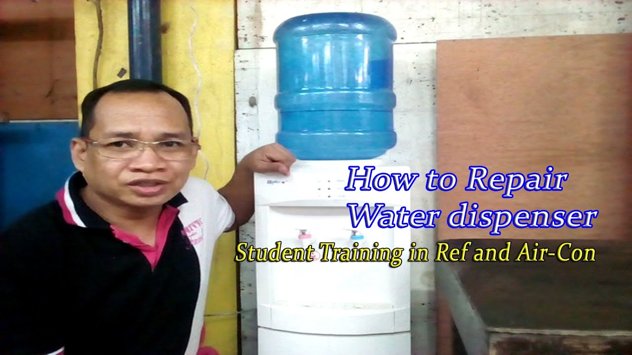 How to full Reprocess and Repair Water Dispenser, student actual ...