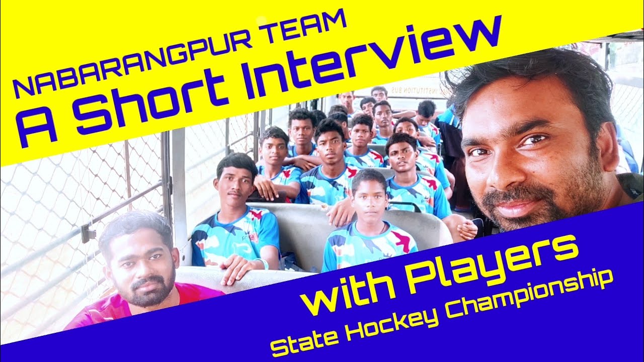 A Short interview in Train || State Hockey Championship Players ...