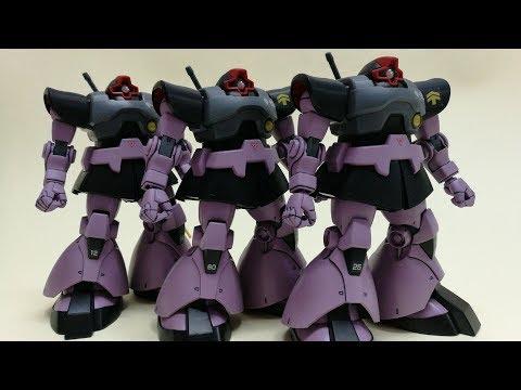 Review: HGUC Triple Dom Jet Stream Attack Set