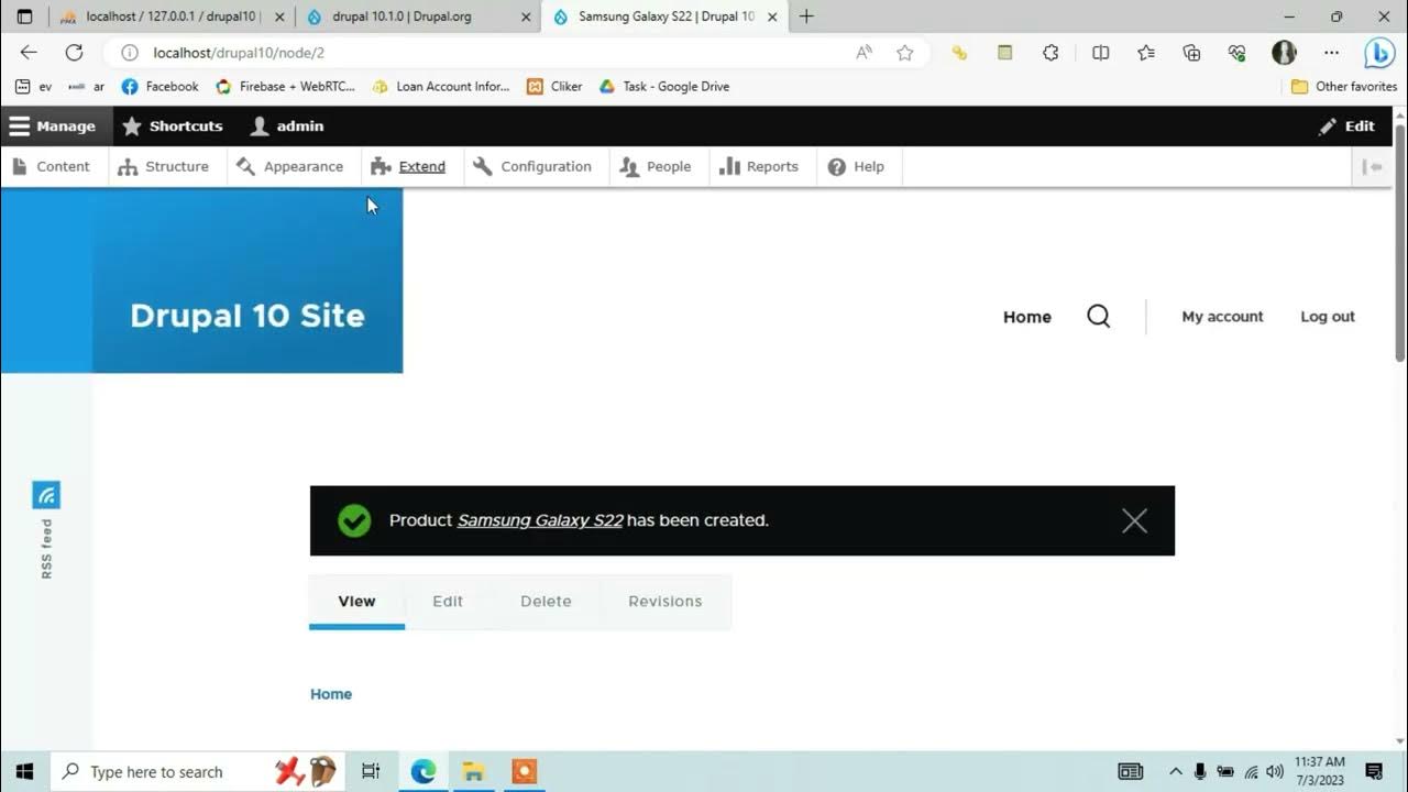 Drupal 10 Create New Content Type and Integrate with Views - YouTube
