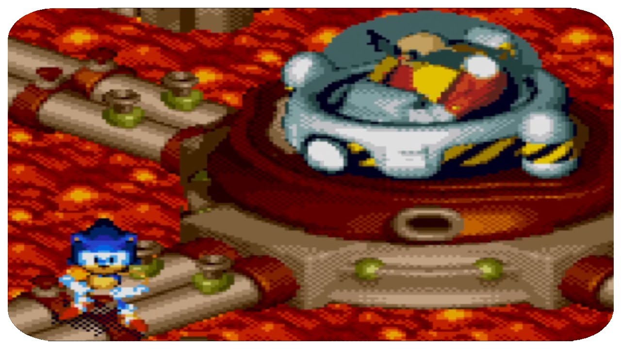 Sonic 3D Blast (Genesis) Walkthrough Part 5 - Volcano Valley Zone - YouTube